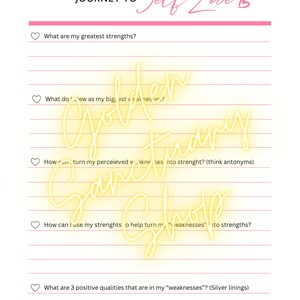 Self Love Journaling - Etsy