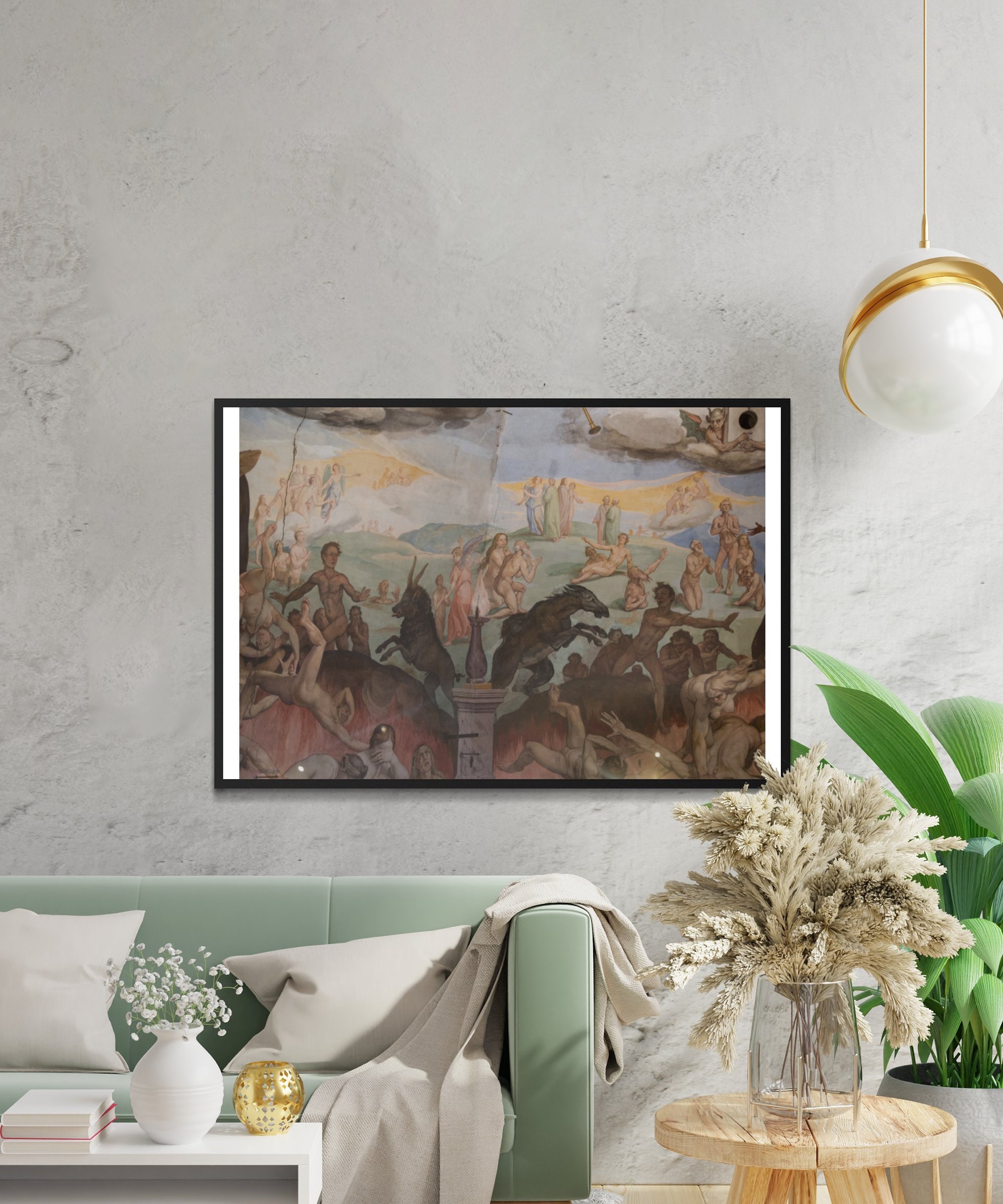 Renaissance Inspired Wall Art, Classical Mythology Canvas Print, Large ...