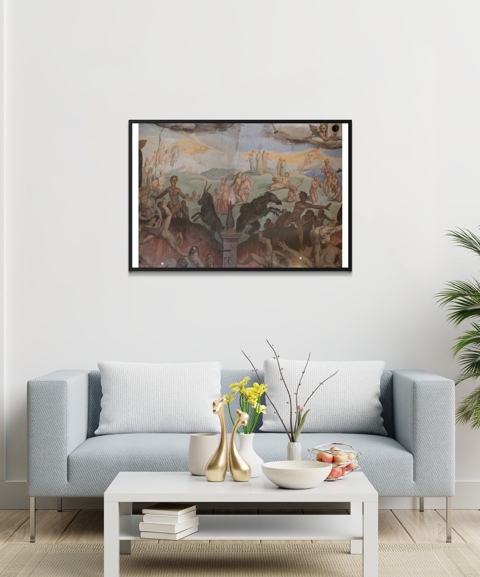Renaissance Inspired Wall Art, Classical Mythology Canvas Print, Large ...