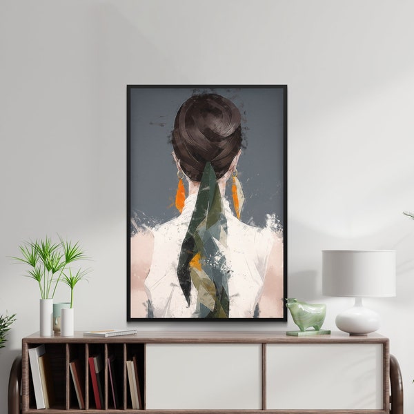 Woman Back Portrait - Etsy