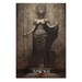 Gothic Halloween Horror Tarot Card Wall Art Medeval Renaissance Justice ...