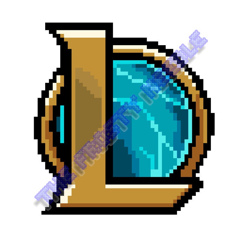 Cross Stitch Pattern - League of Legends Logo - Etsy