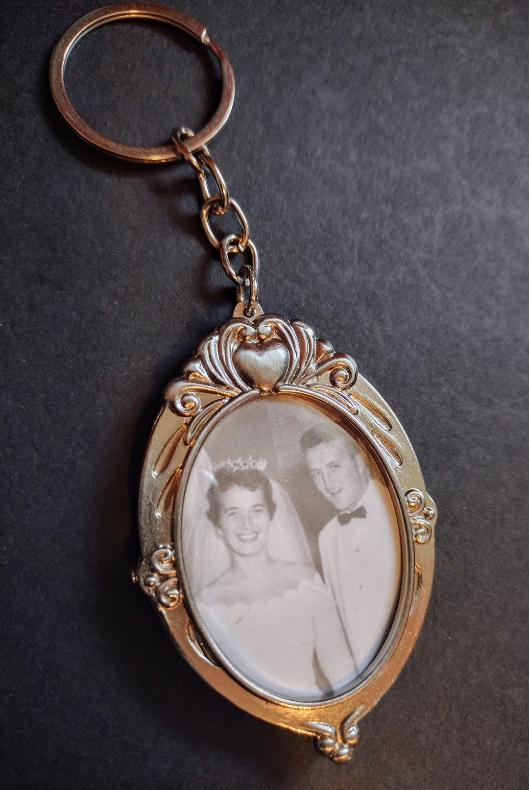 Double Sided Picture Frame Keychain - Etsy