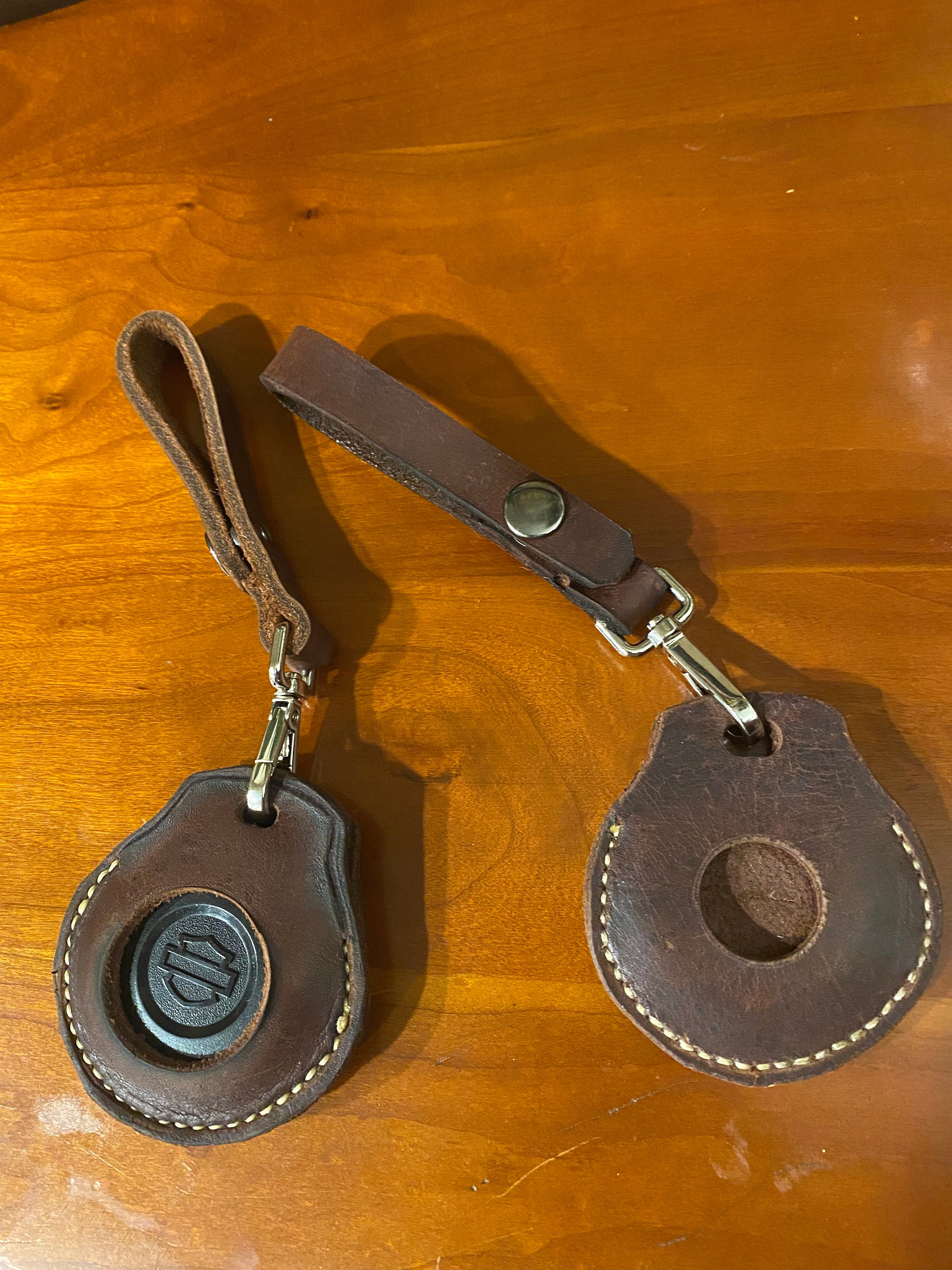 Harley Davidson Leather Key Fob - Etsy