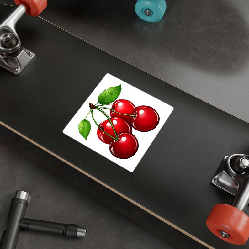 Cherries Decals, Sticker, Laptop Decal, Phone Decal, Window Decal, Cute ...