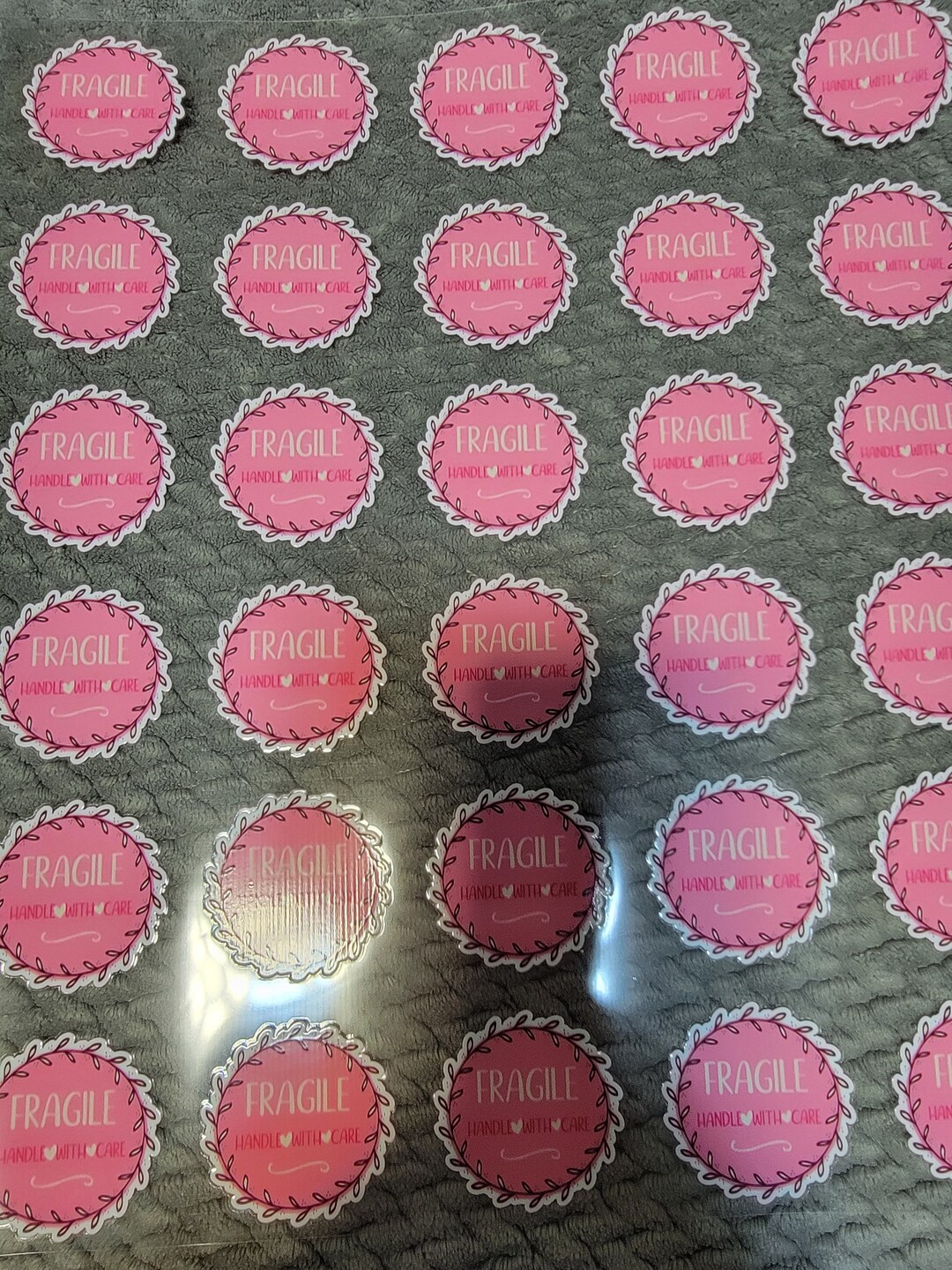 UVDTF Care Labels Pink for Libbey Tumblers - Etsy