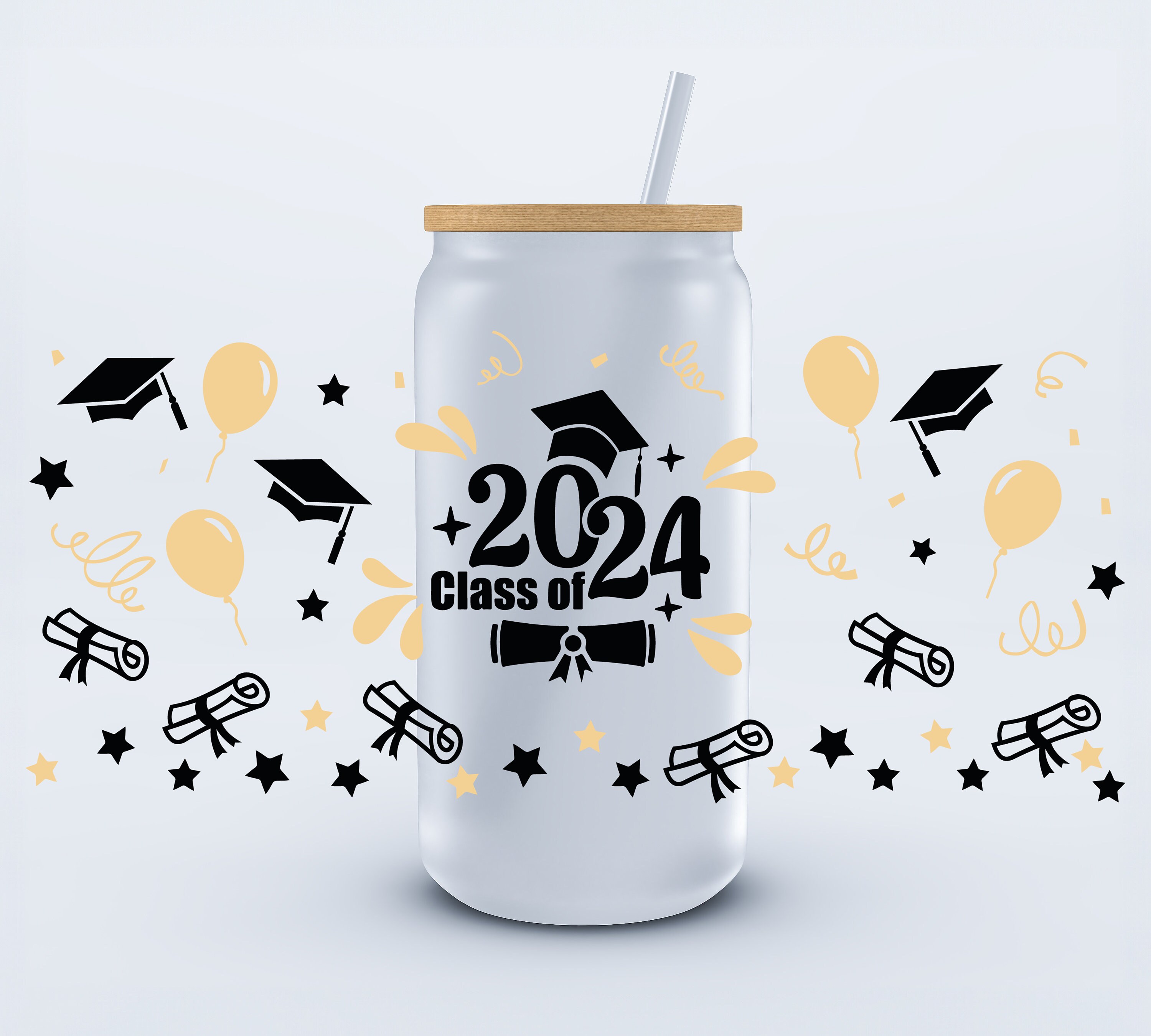 UVDTF Graduation 16oz Libbey Cup Wraps - Etsy