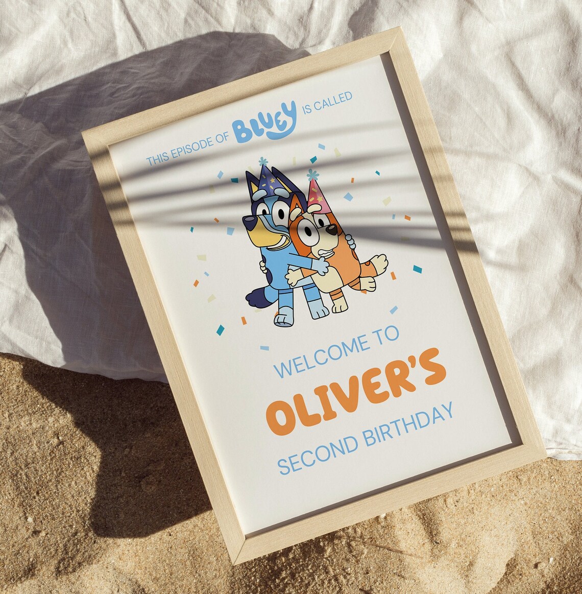 Bluey Birthday Welcome Sign Bluey Bluey Birthday Bluey Party Welcome ...