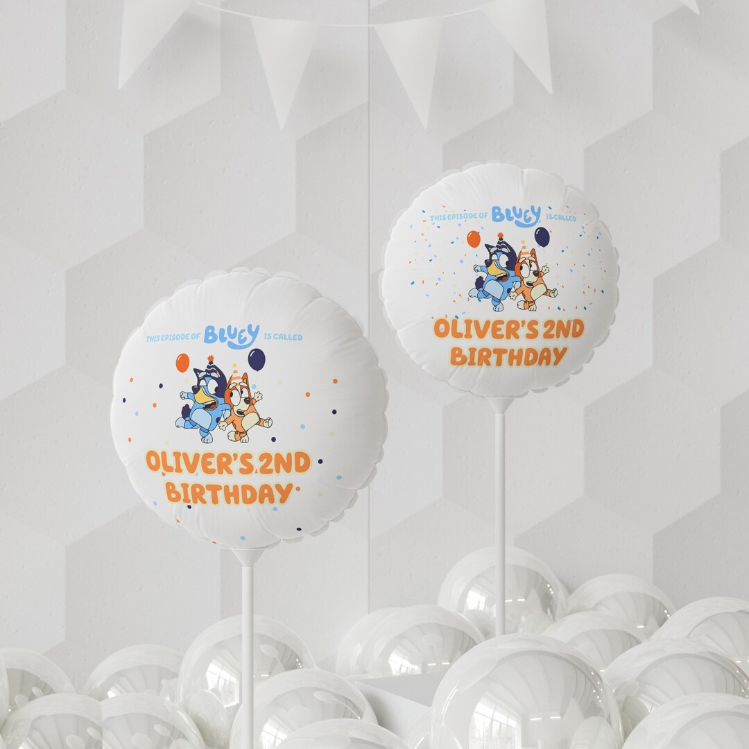 Blue Dog Balloon | Bluey | Birthday Balloons | Birthday Decor | Blue ...