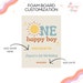 One Happy Boy First Trip Around the Sun First Birthday Welcome Sign ...