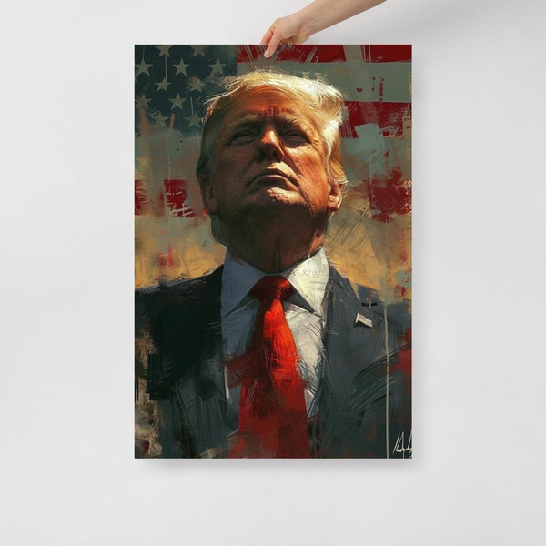 Trump Canvas Wall Art - Etsy