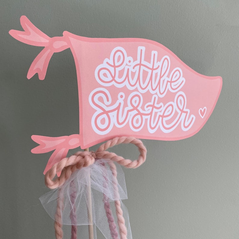 Big Sister, Big Brother, Little Sister & Little Brother Pennant ...