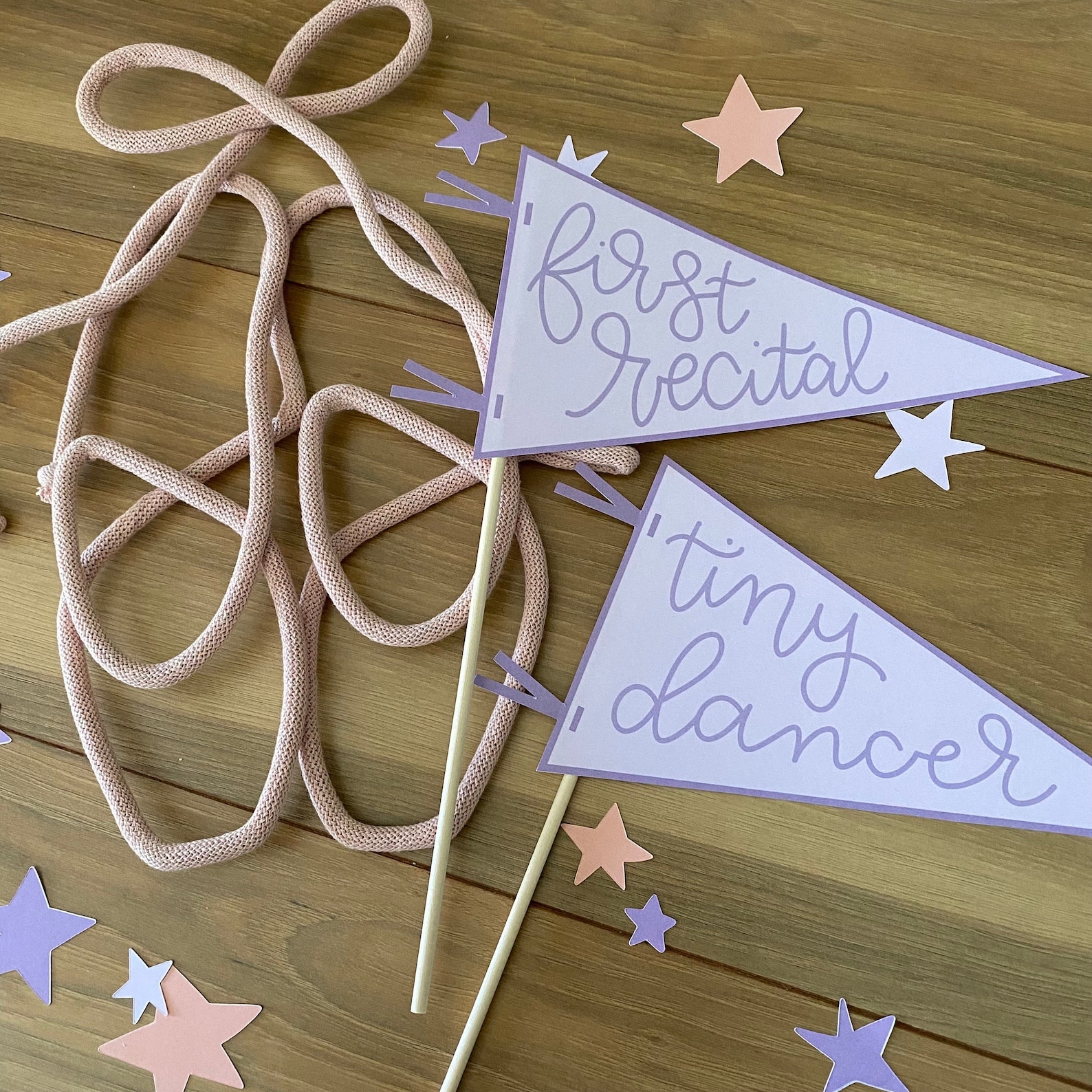 First Dance Recital Pennant, Tiny Dancer Flag, Dance Sign, Dancer Gift ...