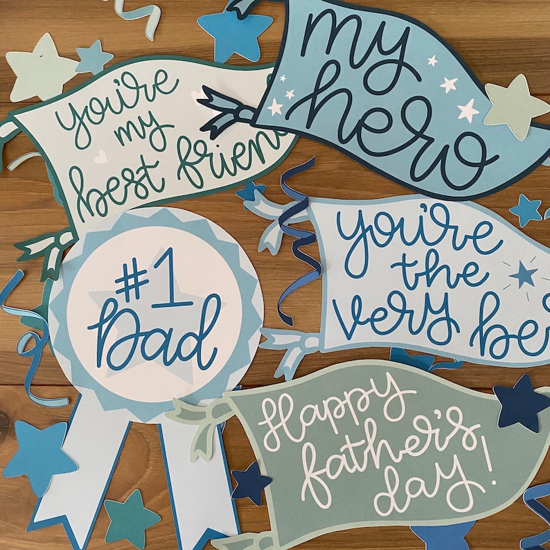 Father's Day Pennant, You're the Best Flag, Dad Banner, Fathers Day ...