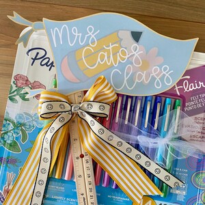 Custom Teacher Pennant, First Day of School Flag, Teacher Gift to ...