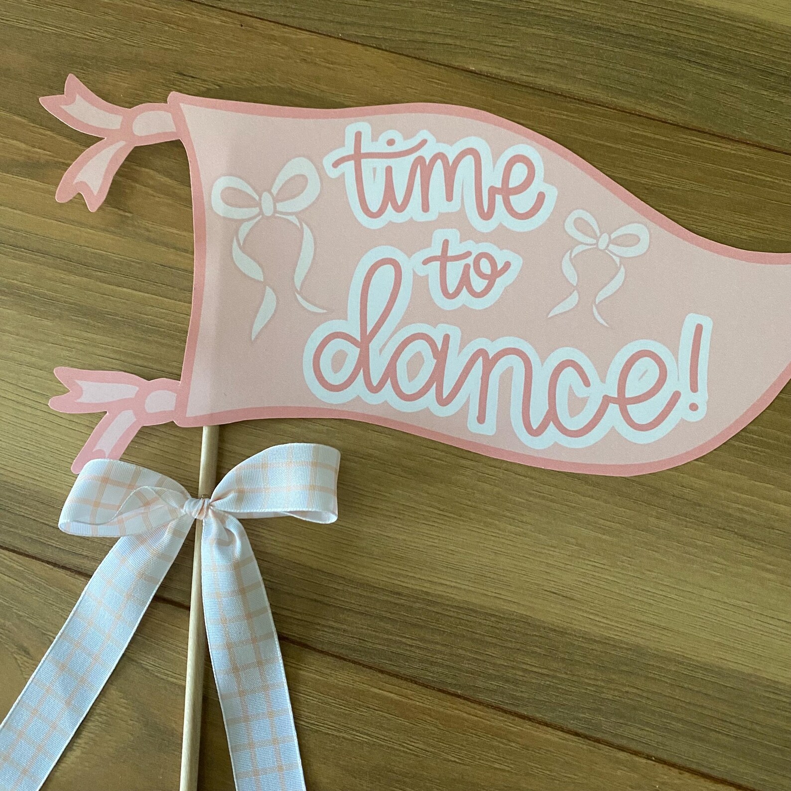 Time to Dance Pennant, First Day of Dance Pennant, Back to Dance Flag ...