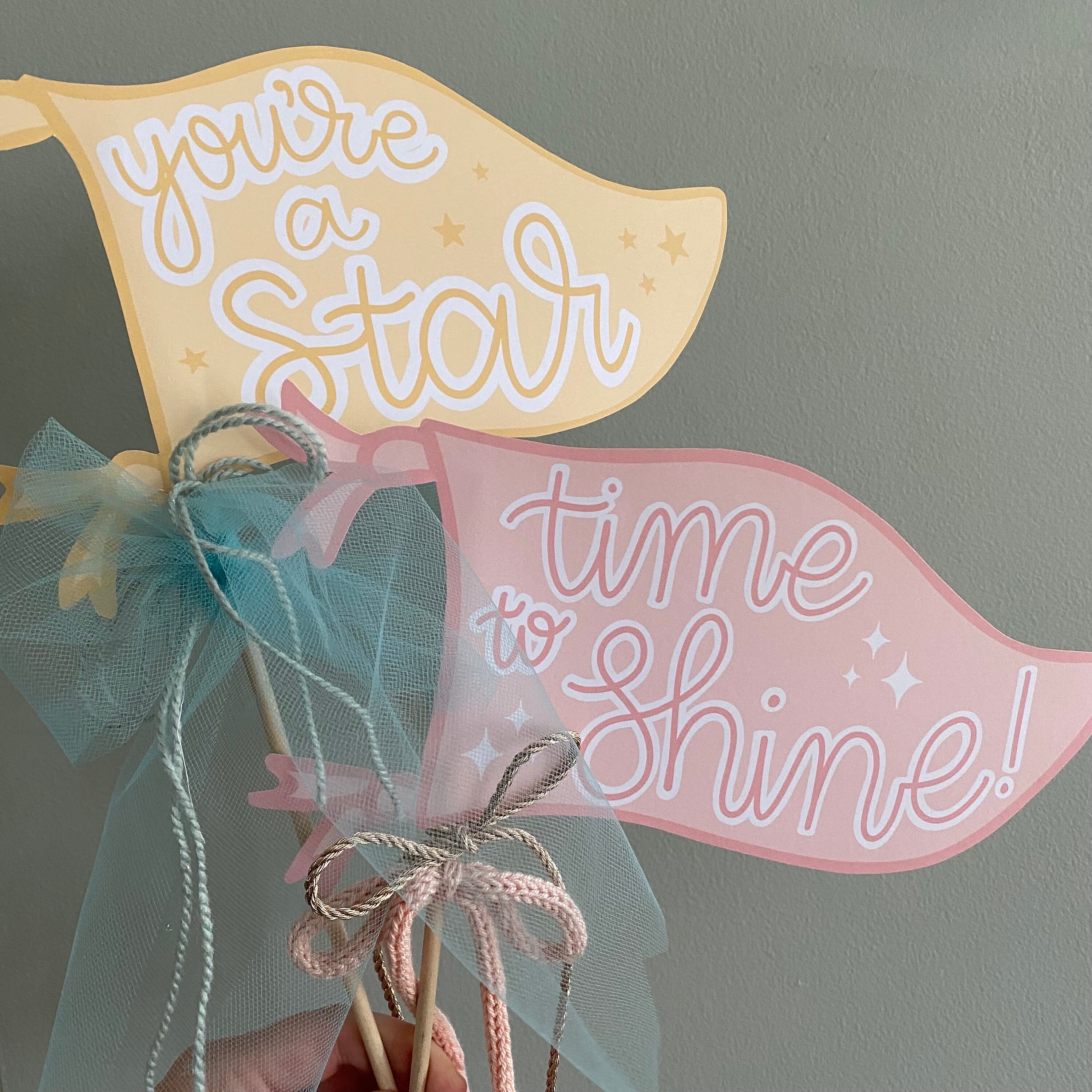 Dance Pennant, Dancer Gift, Ballet Sign, Recital Present, Tiny Dancer ...