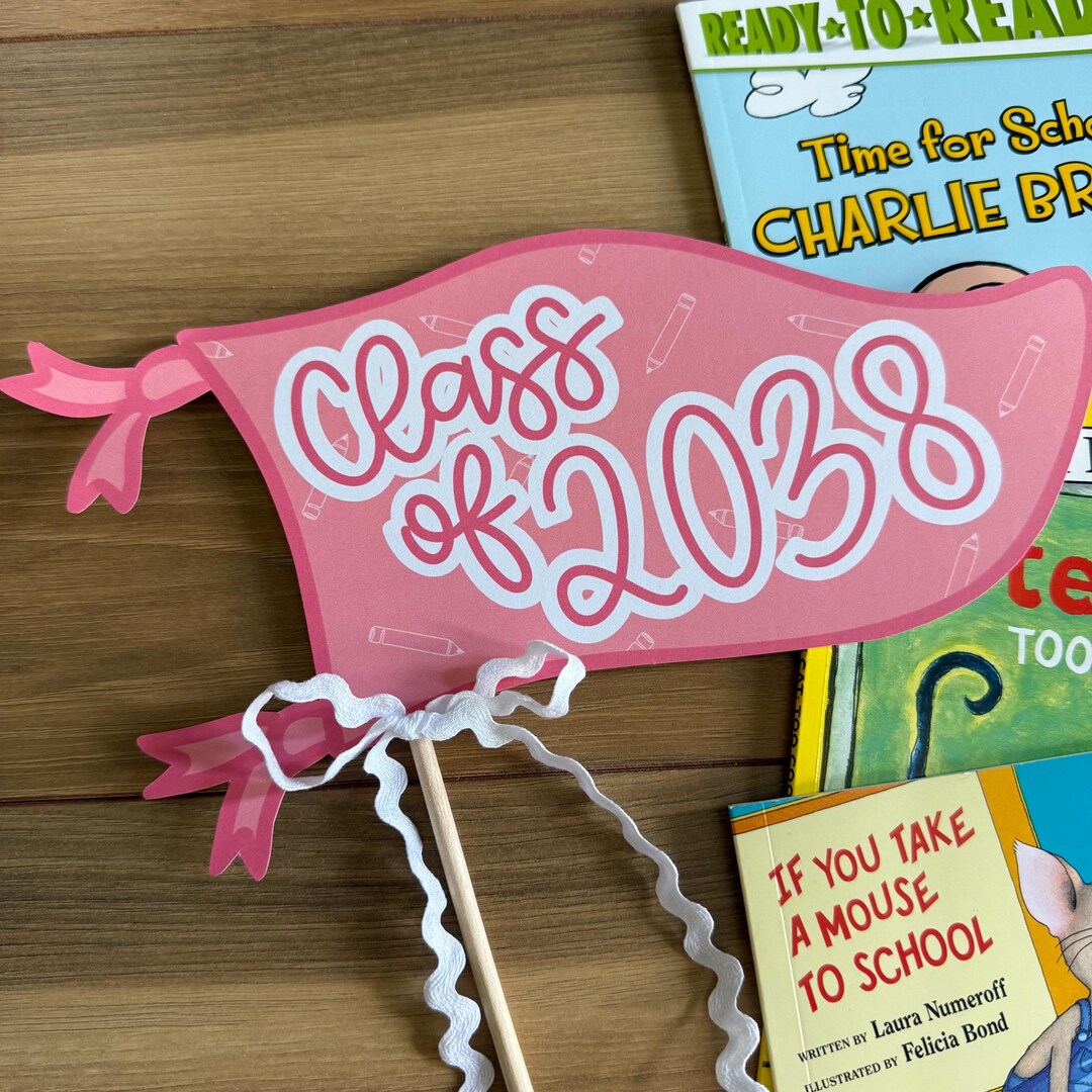 Class of 2038 Kindergarten Pennant | First Day of School Sign ...