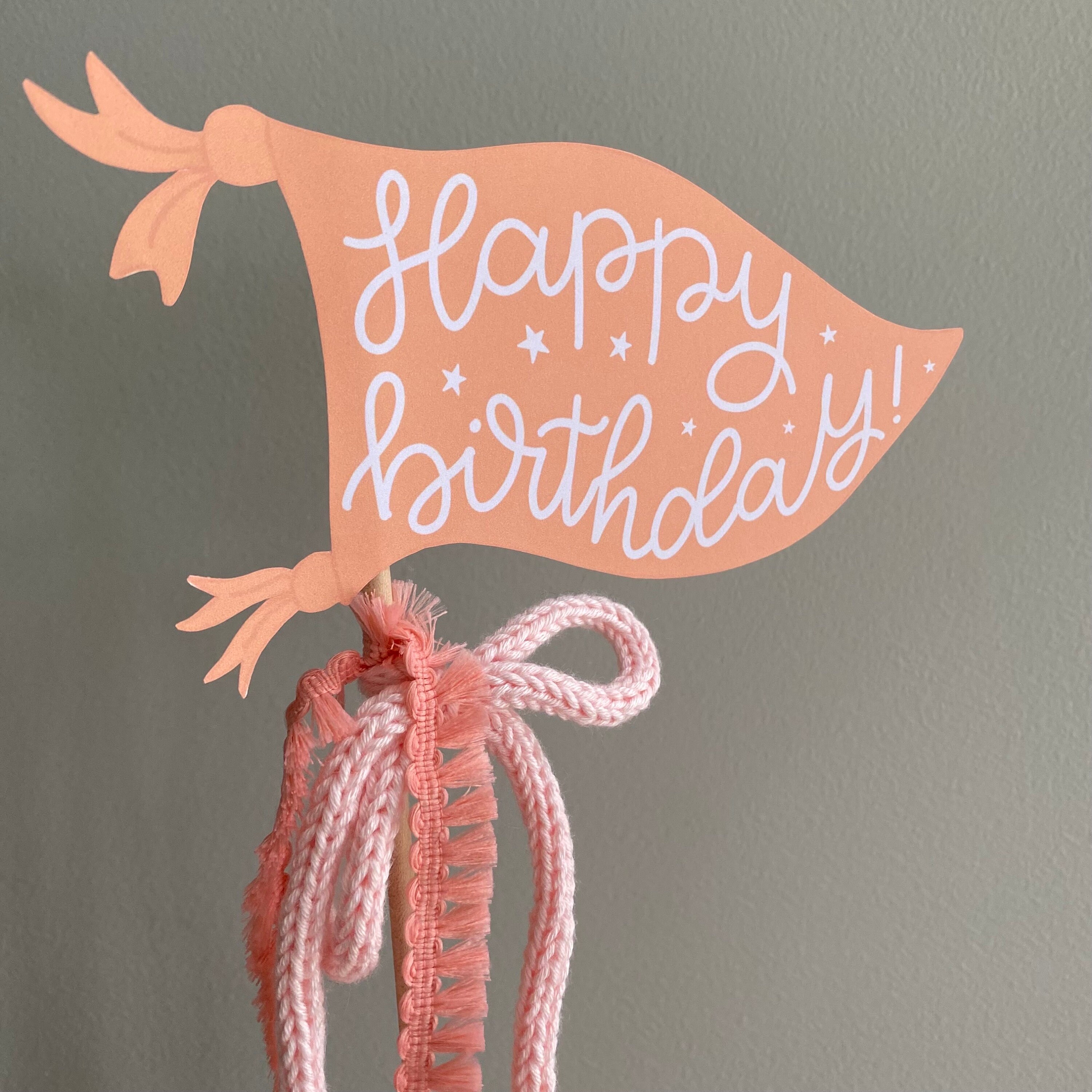 Happy Birthday Pennant Flag Printable, Birthday Gift Tag, Happy ...