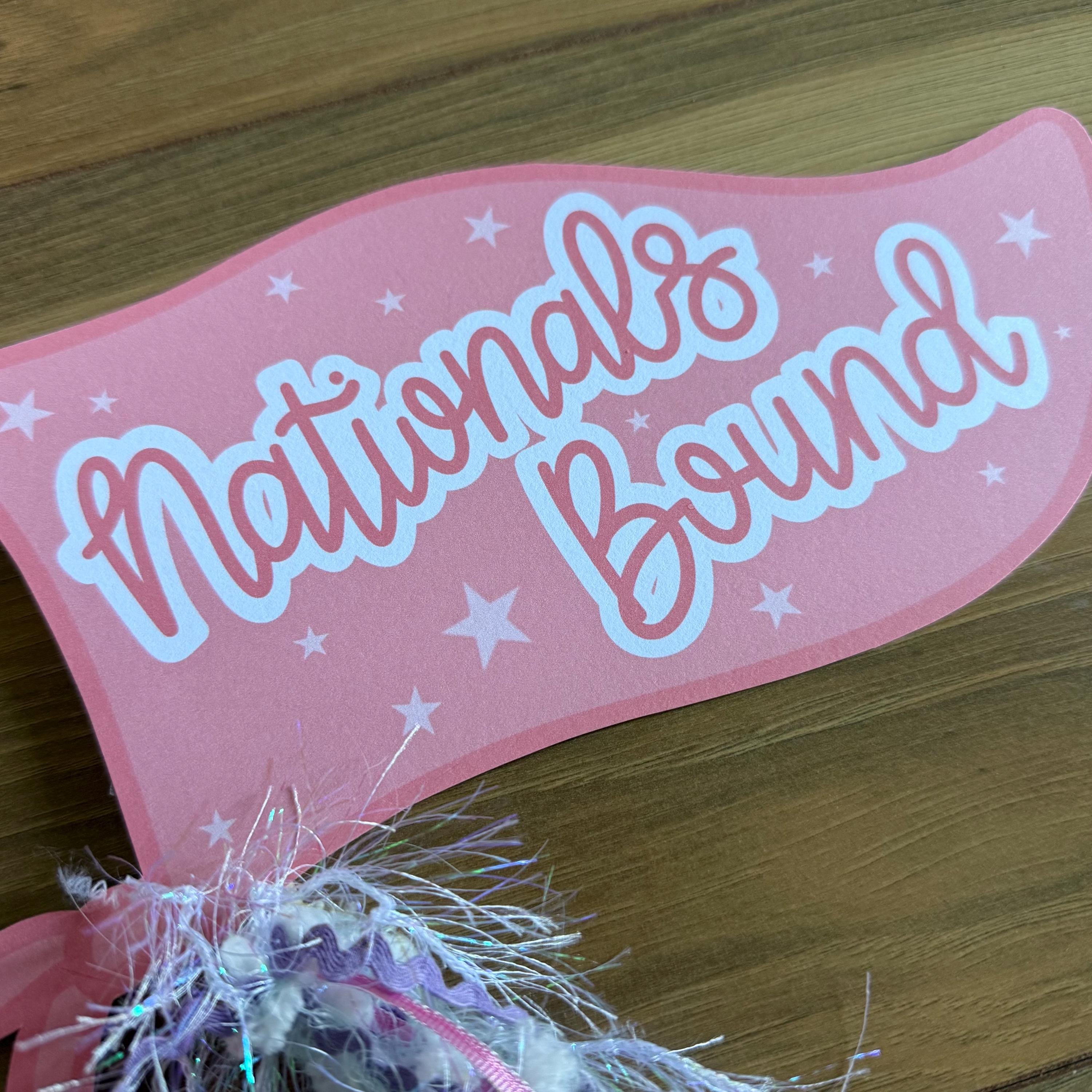 Nationals Bound Dance Competition Pennant, Printable Dance Competition ...