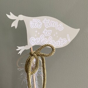 Happy Birthday Pennant Flag Printable, Birthday Gift Tag, Happy ...