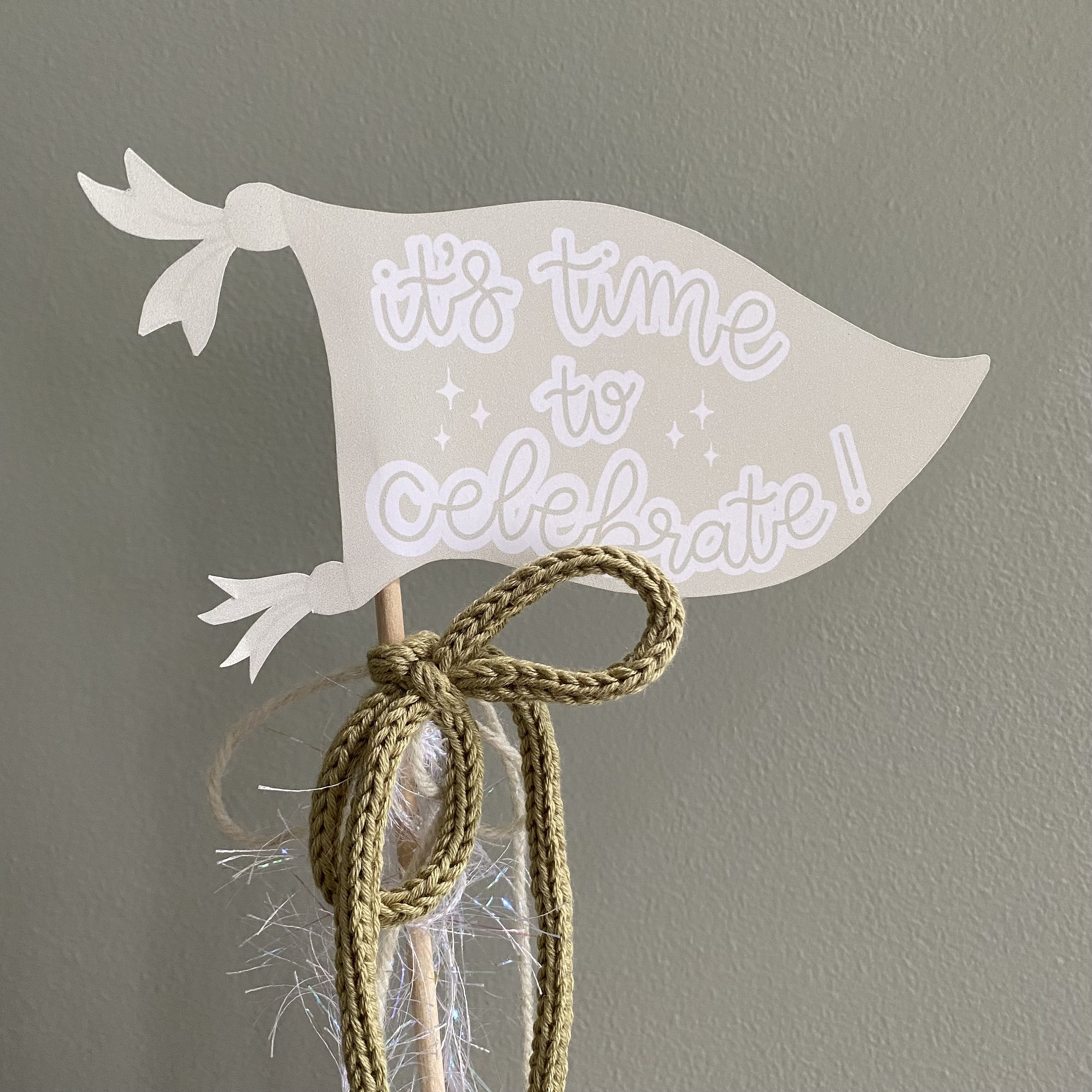 Happy Birthday Pennant Flag Printable, Birthday Gift Tag, Happy ...