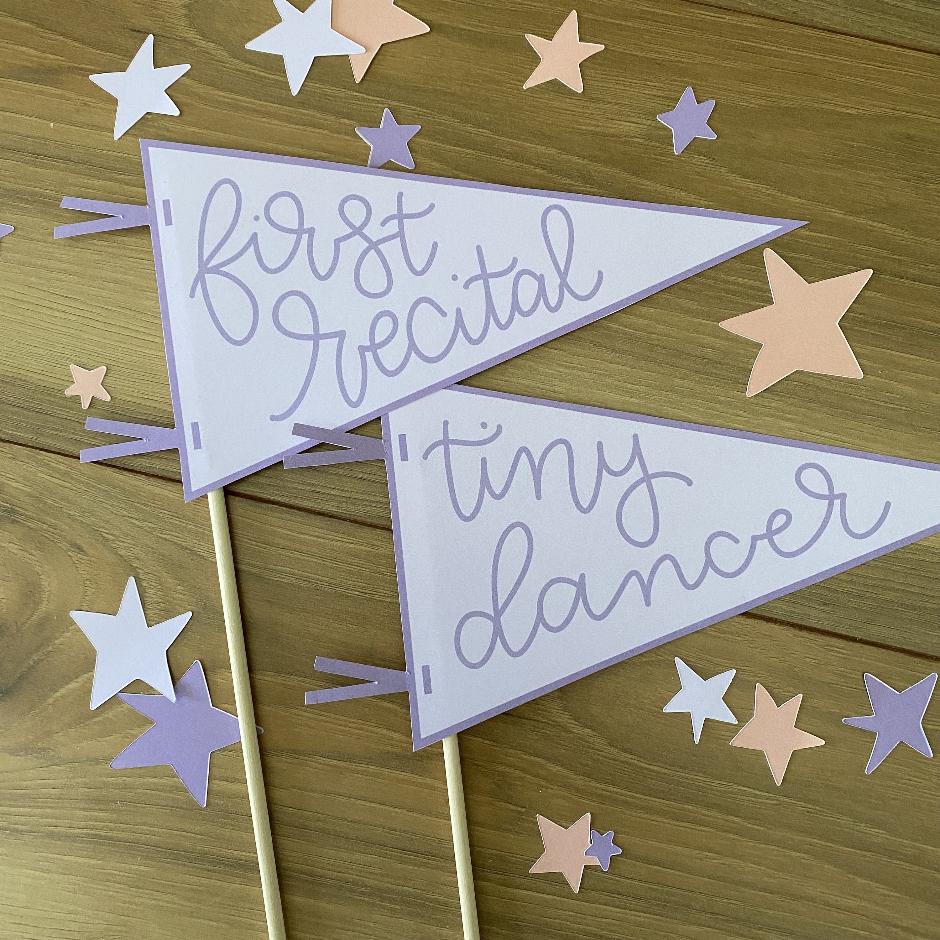 First Dance Recital Pennant, Tiny Dancer Flag, Dance Sign, Dancer Gift ...