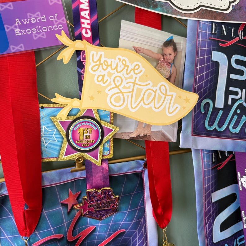 Youre a Star Printable Pennant, Hand Drawn Flag, Dance Recital ...