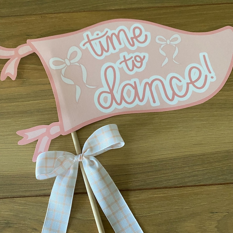 Time to Dance Pennant, First Day of Dance Pennant, Back to Dance Flag ...