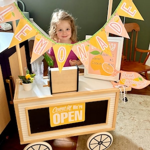 Printable Lemonade Stand Dramatic Play Set | Kids Pretend Play Business ...