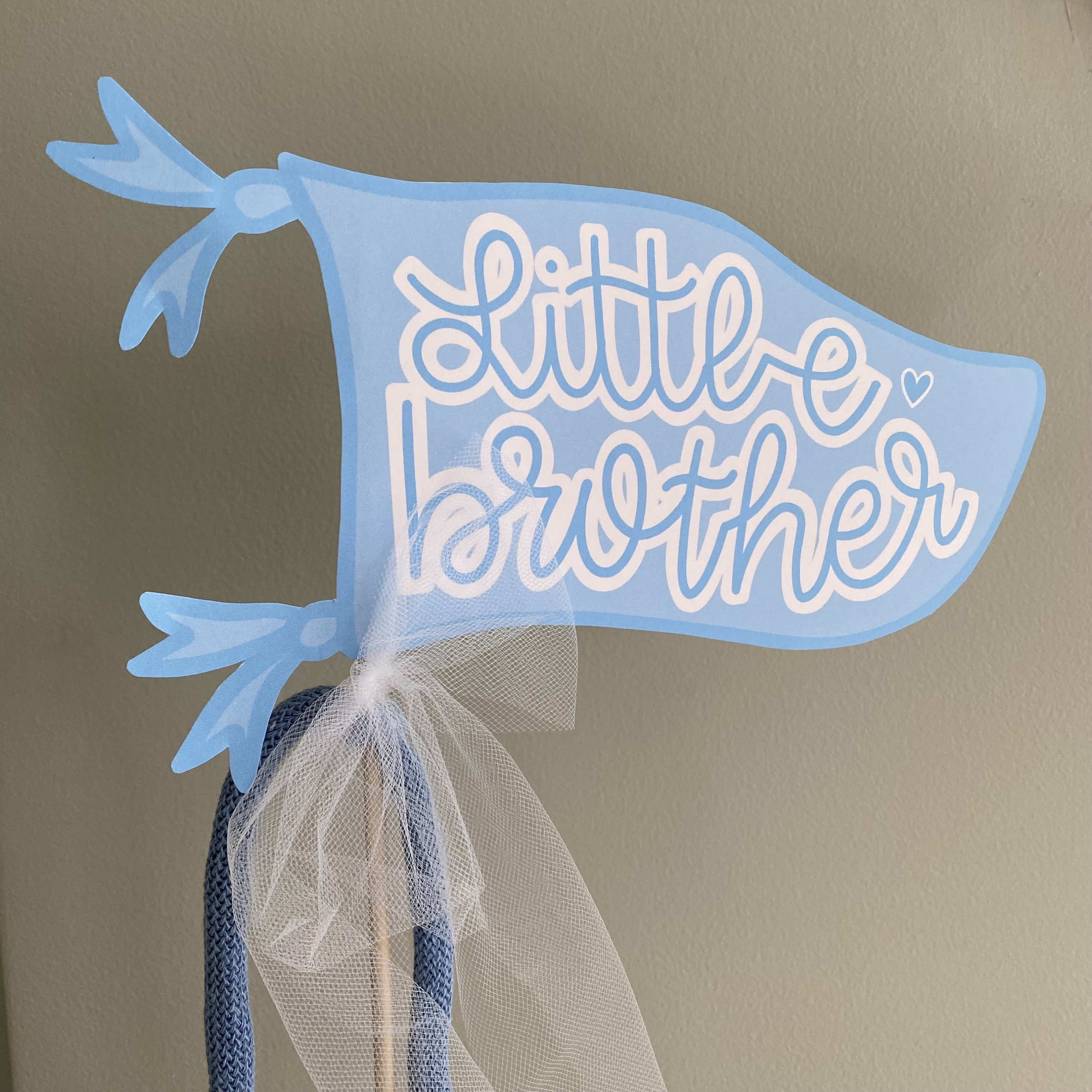 Big Sister, Big Brother, Little Sister & Little Brother Pennant ...