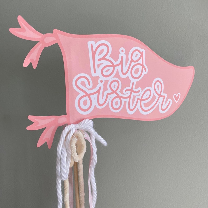 Big Sister, Big Brother, Little Sister & Little Brother Pennant ...