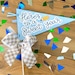 Heres to a Sweet Year Pennant, First Day of School Flag, Welcome to ...