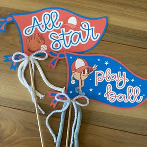 Baseball Pennant, All Star Flag, Congratulations Baseball Team Gift ...
