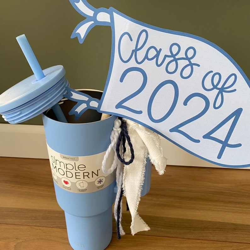 Class of 2024 Pennant, Graduation Sign, Last Day of School Banner, Grad ...