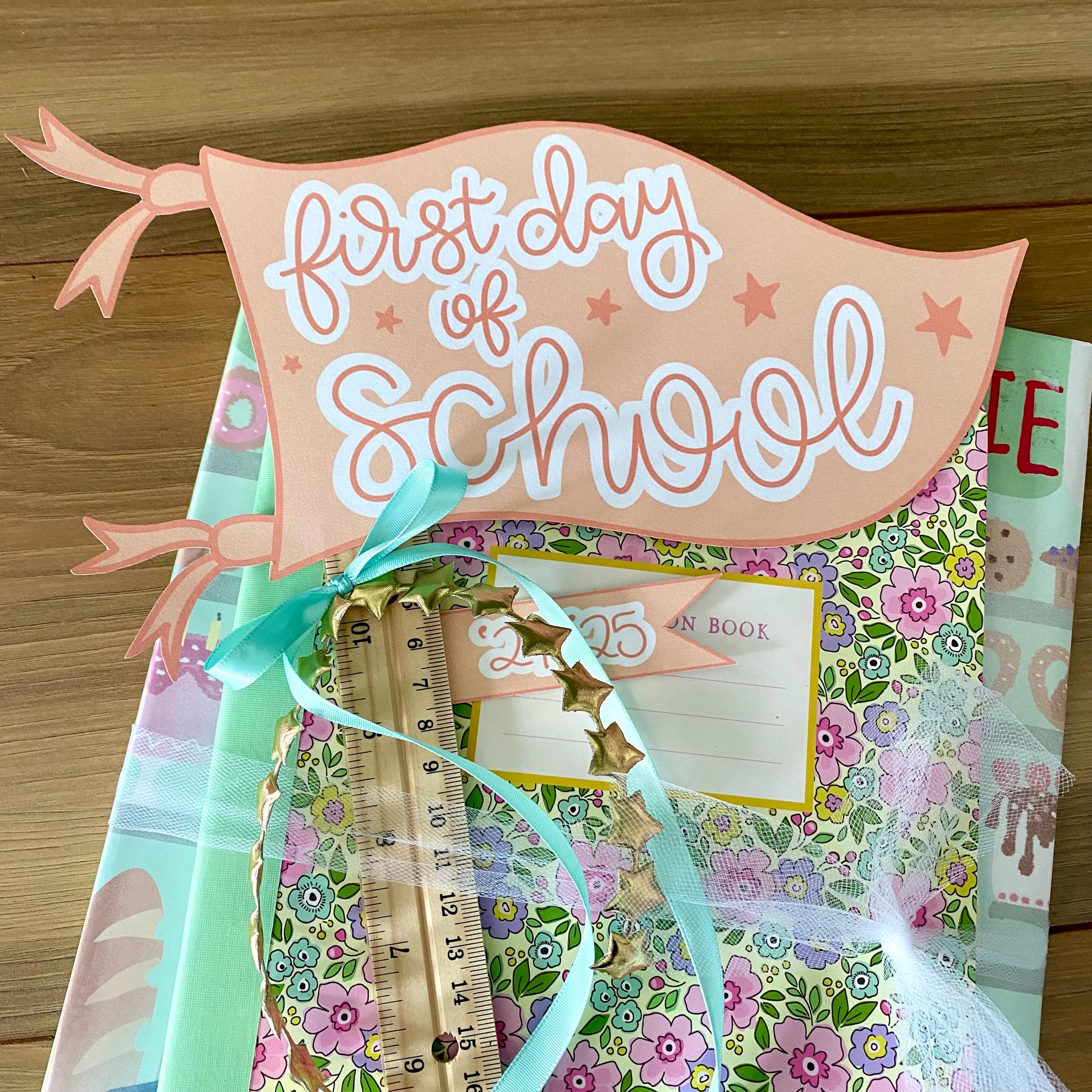 First Day of School Pennant, Back to School Sign, School Banner, School ...