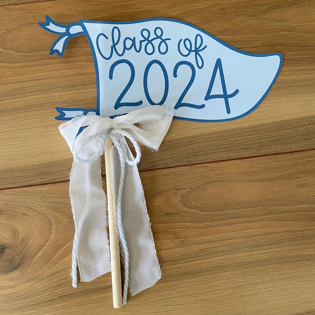 Class of 2024 Pennant, Graduation Sign, Last Day of School Banner, Grad ...