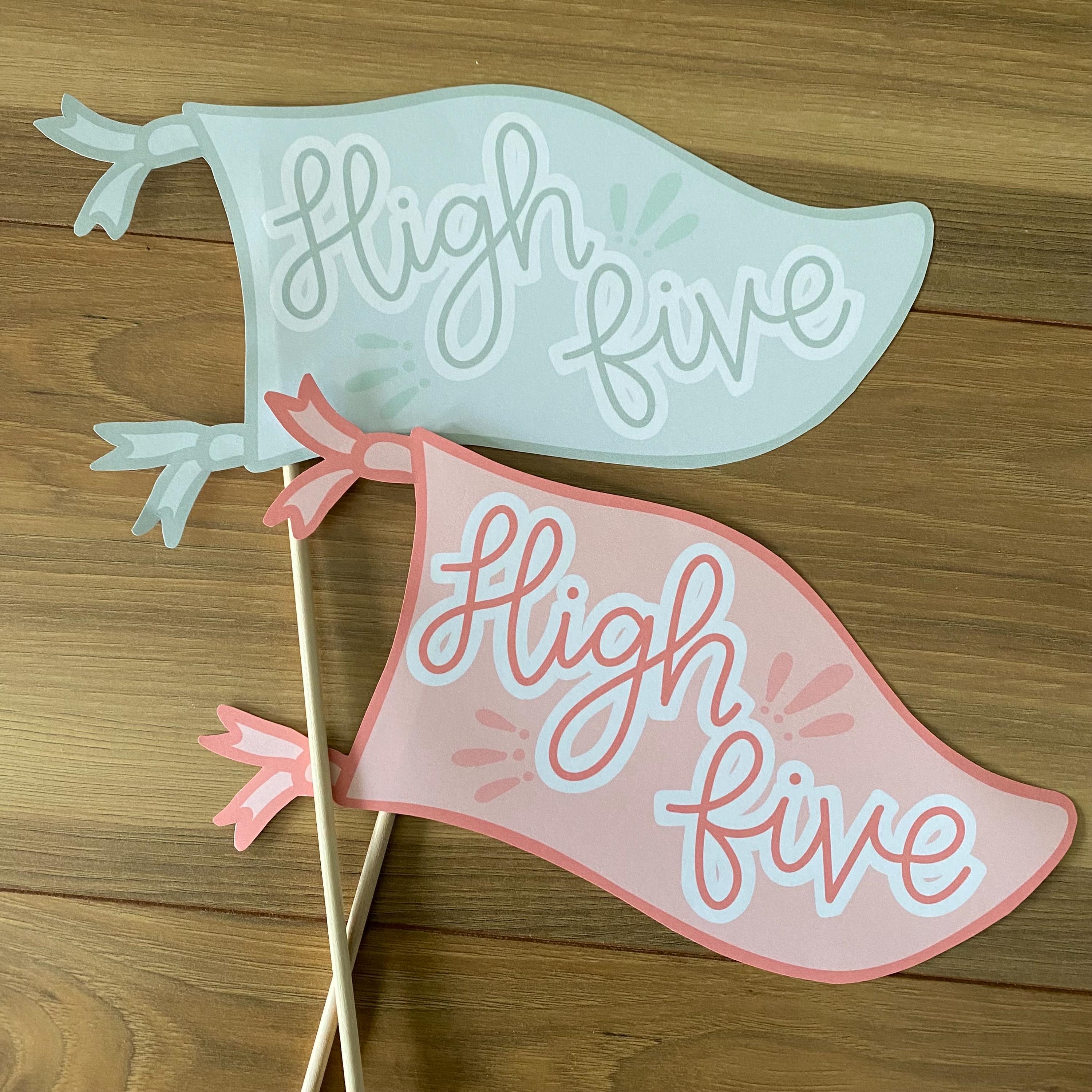 High Five Flag, You Did It Sign, Congratulations Pennant, Way to Go ...