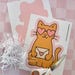 Tear-open Gift Pouch Printable, Valentine Cat Tear Open Surprise, DIY ...