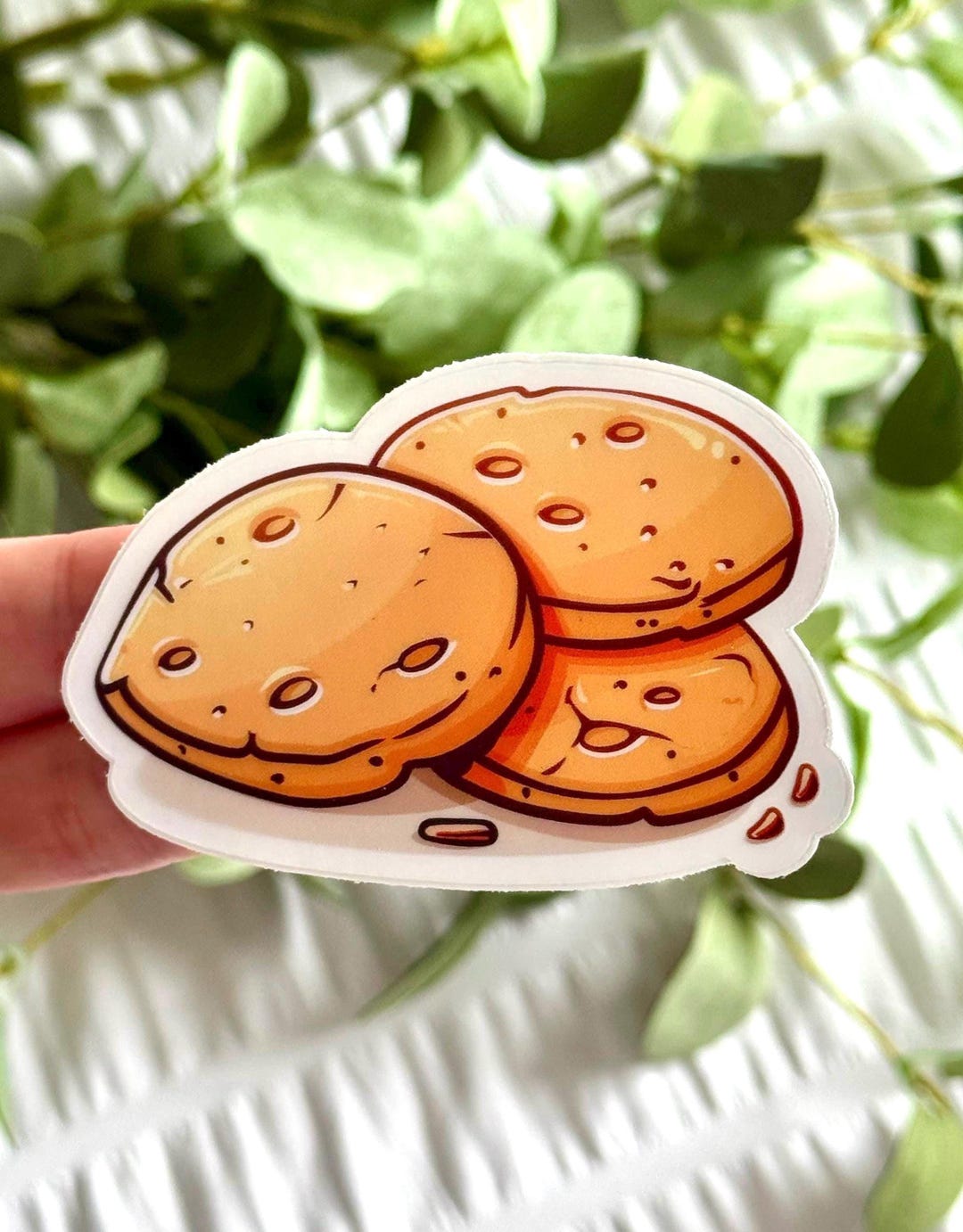 Cookie Clear Vinyl Sticker 3.0 X 2.0 In. - Etsy