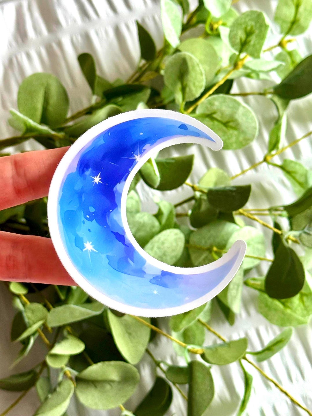 Moon Clear Transparent Vinyl Sticker 3 X 3 In. - Etsy