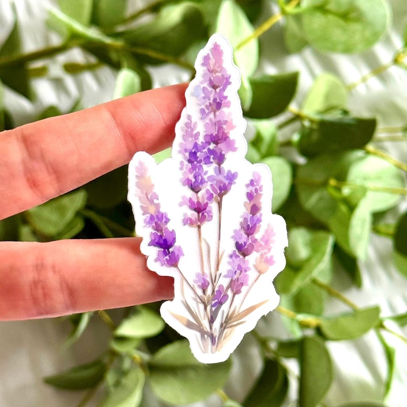 Violet Flower Decal - Etsy