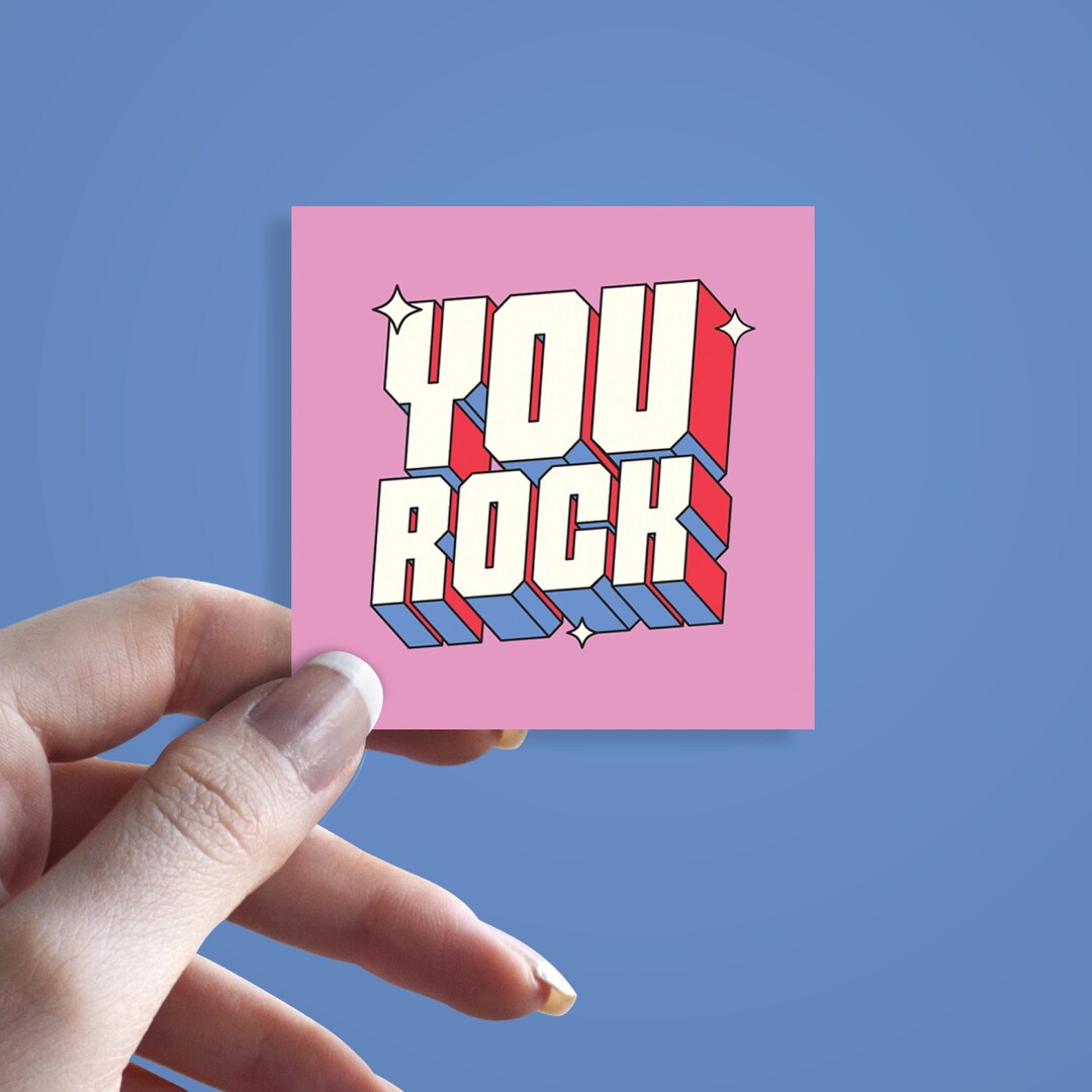 YOU ROCK Sticker - Etsy