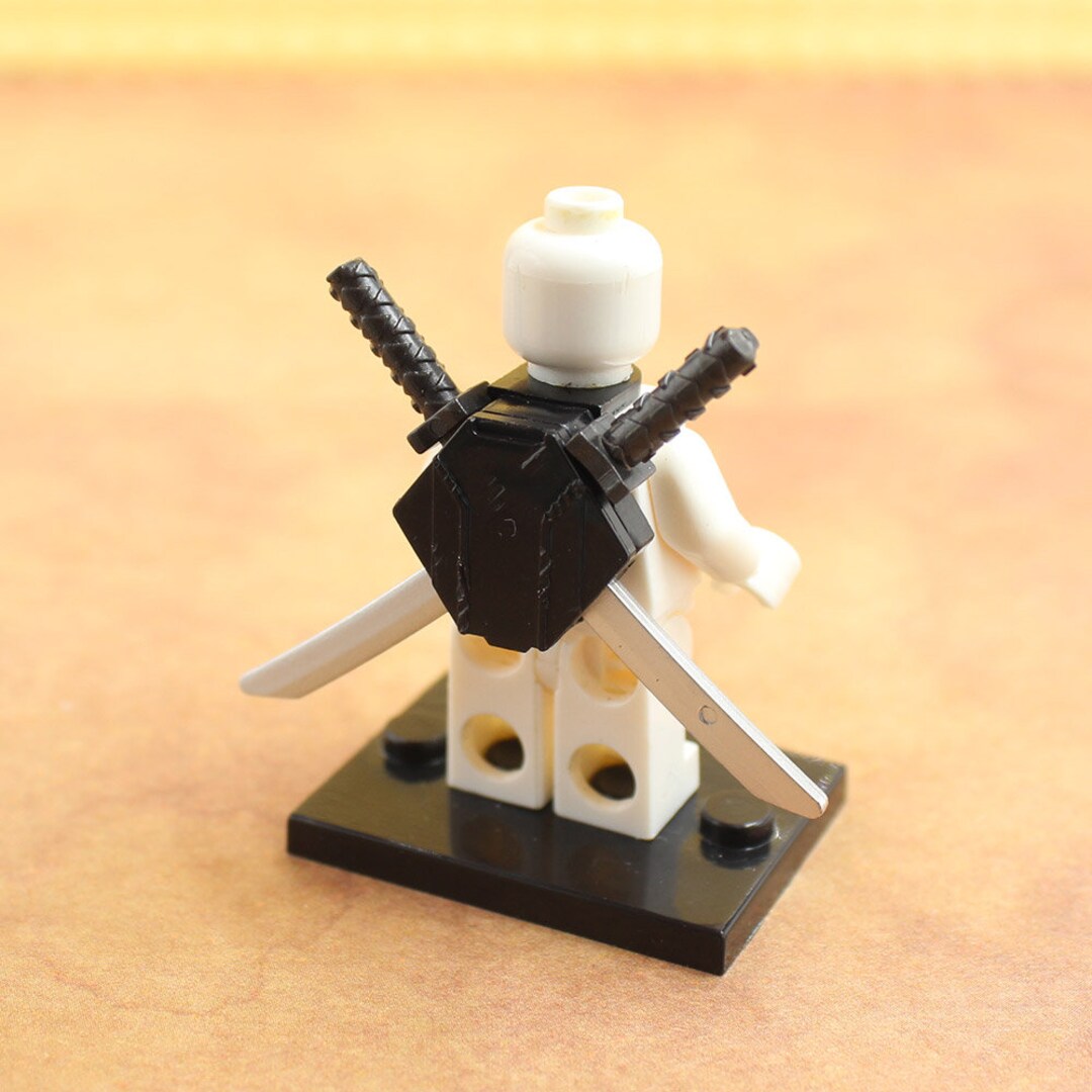 Custom Made Classic 3 Pcs Ninja Sword Knife Katana black/silver With ...