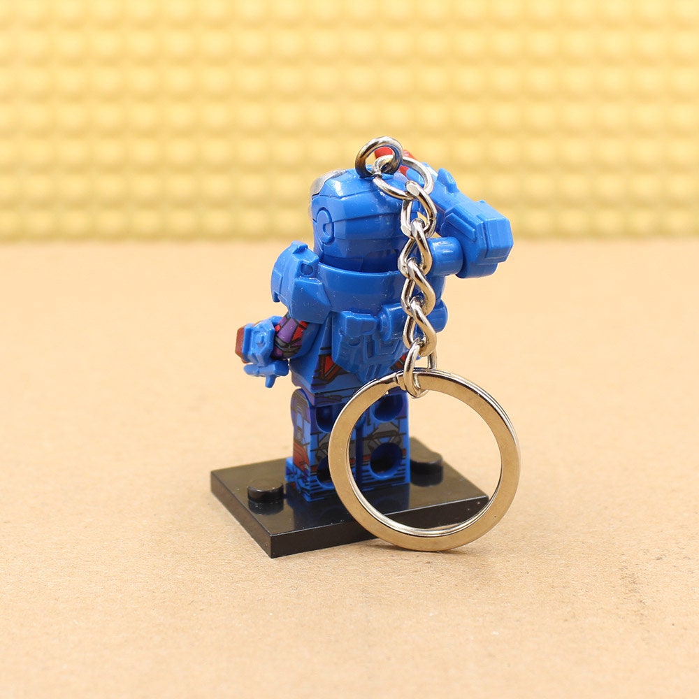 Custom Made Sci-fi Movie Iron Man Iron Patriot Keychain Keyring Rare - Etsy