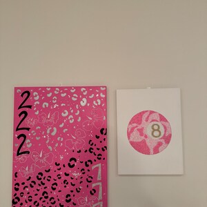 Bedazzled Angel Number Canvas - Etsy