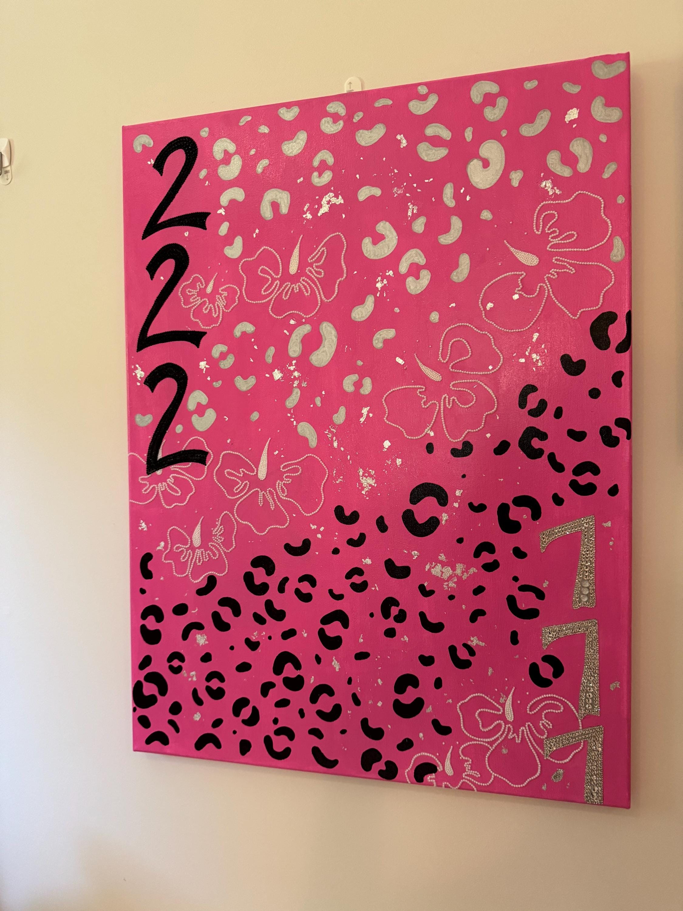 Bedazzled Angel Number Canvas - Etsy