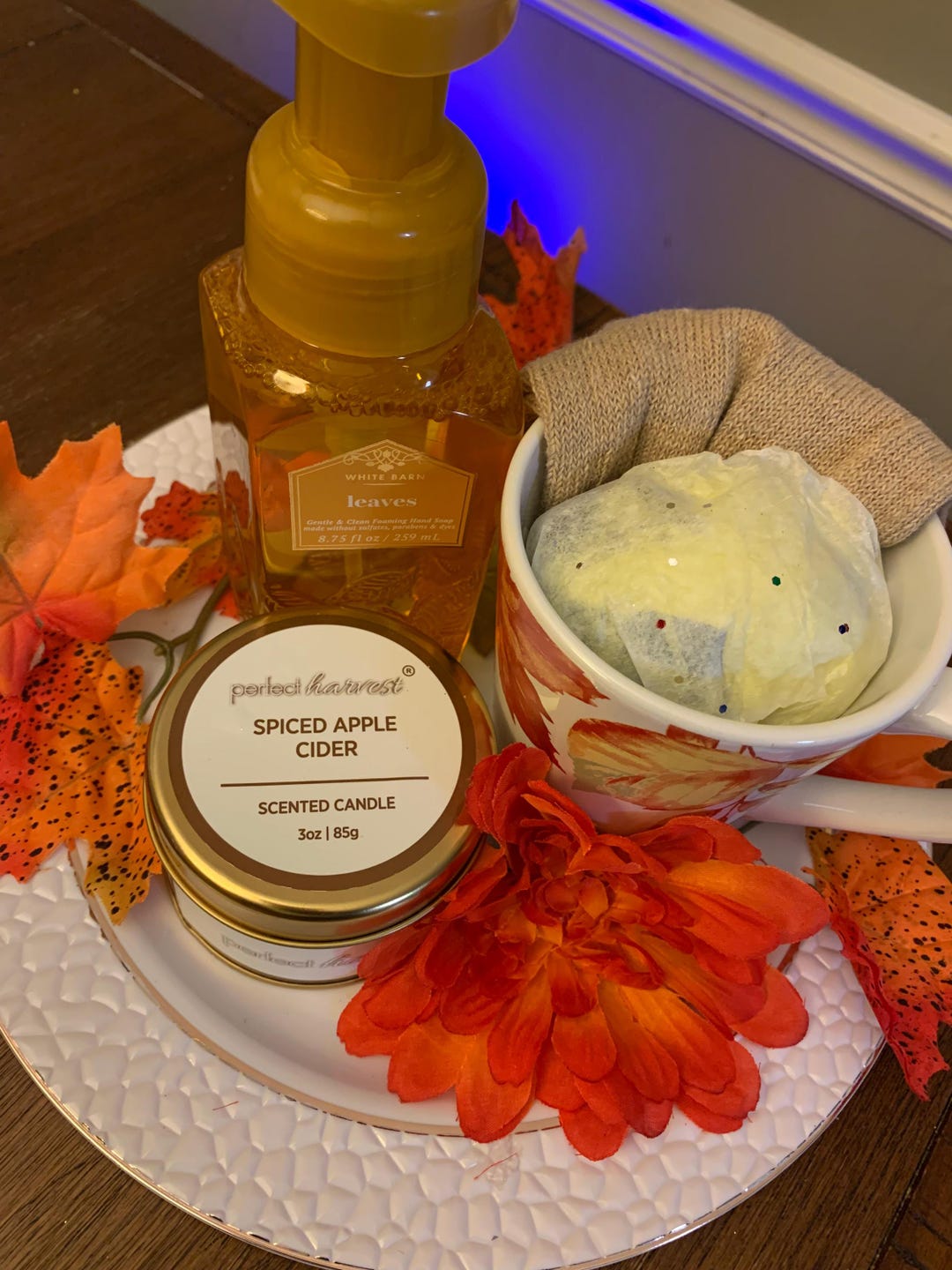 Beautiful Fall Themed Gift Set With Bath and Body Works Soap - Women - Etsy