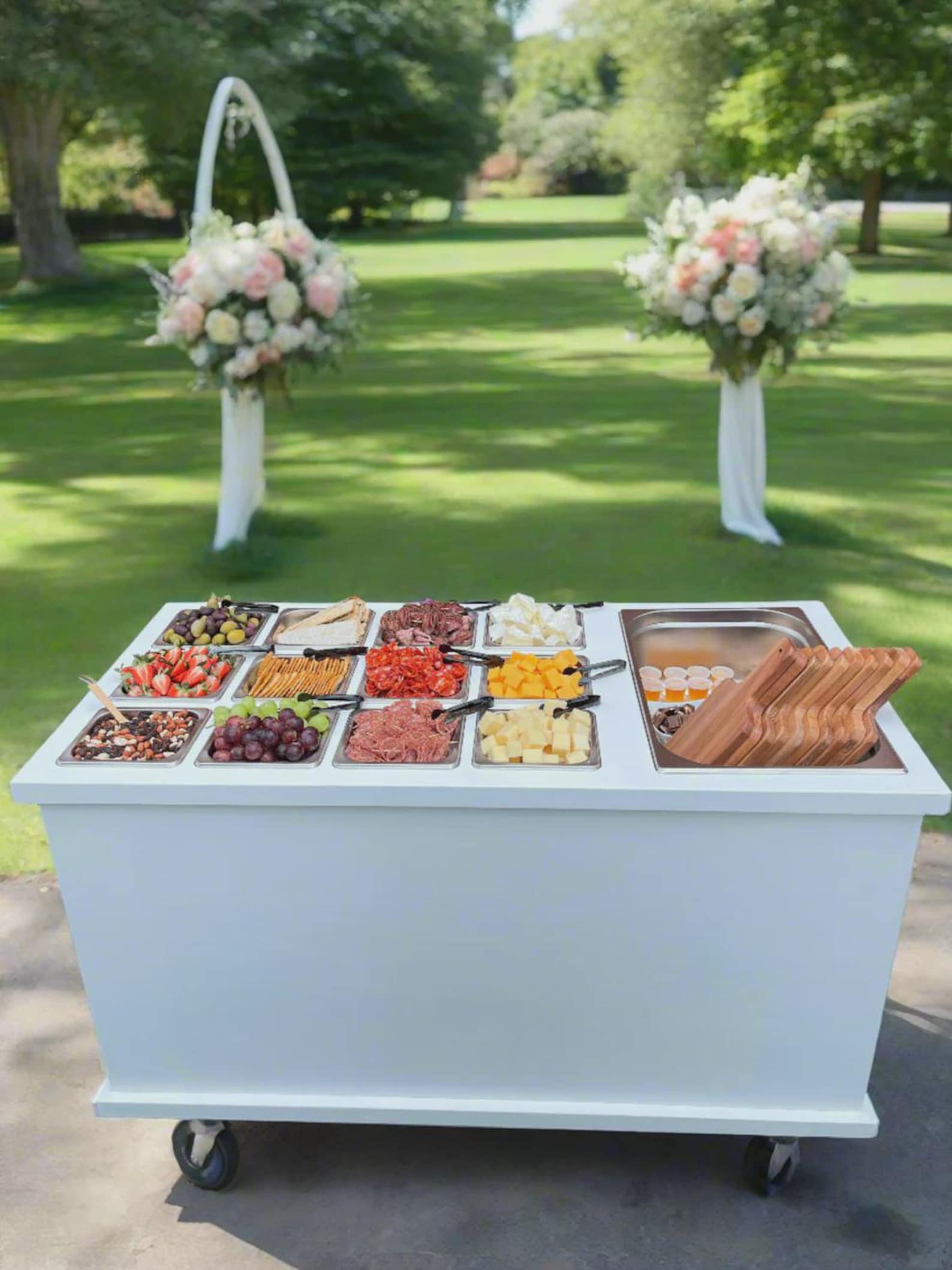 Custom Foldable Mobile Food Cart - Bar | Waffle Station | Pancakes ...