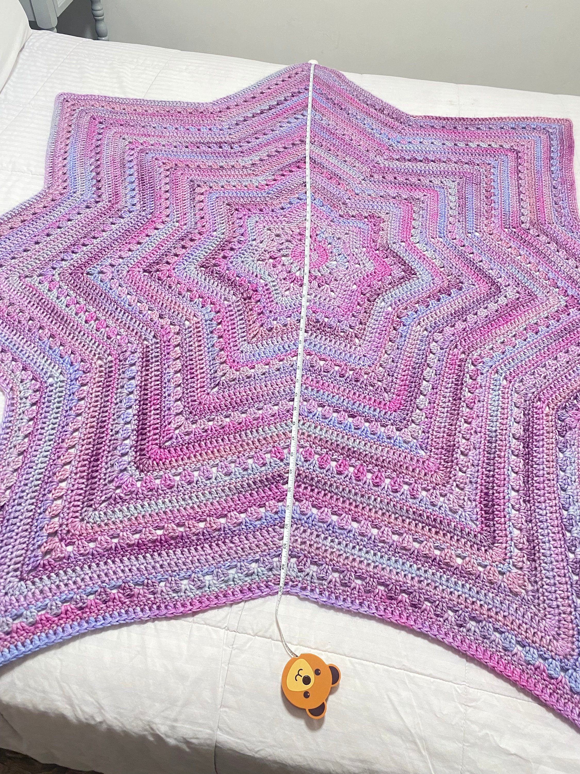Crochet Throw Blanket Crochet Star Blanket Handmade Star Blanket - Etsy